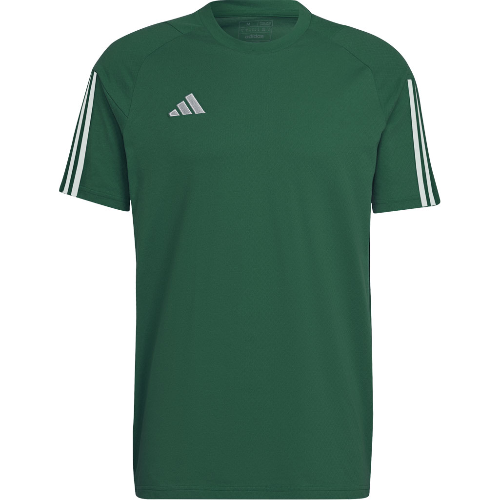 adidas Tiro 23 Competition Tee - dark green/white - meinsportoutfit